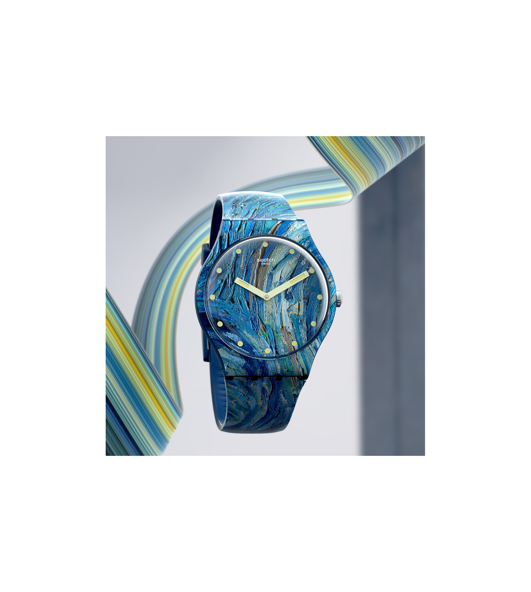 SWATCH - ORIGINALS - THE STARRY NIGHT BY VINCENT VAN GOGH SUOZ335 ...